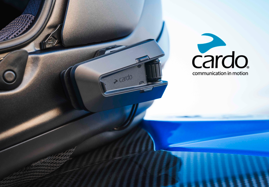 2 intercoms pour motards de la marque Cardo (470 euros)